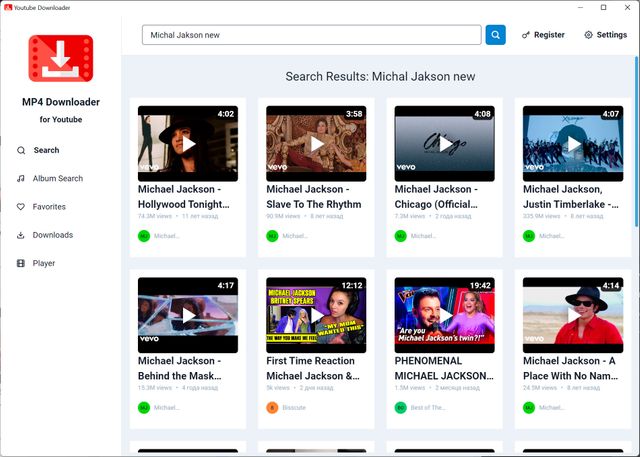 MP4 Downloader pro videa z YouTube